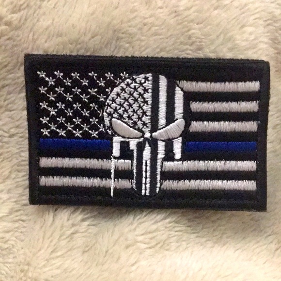 Accessories | Punisher Usa Flag Logo Patch | Poshmark